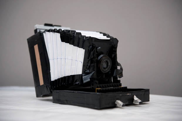 A Homemade Autochrome Camera Made with Lego, Cardboard, and Duct Tape